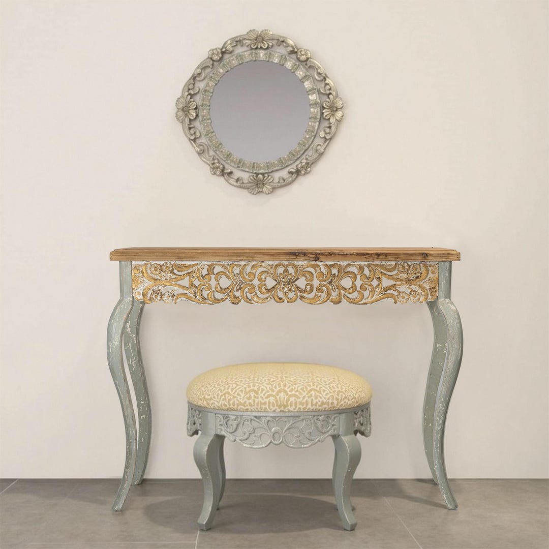 Victorian Style Console Table, Wooden Decorative Console Table, Hand ...