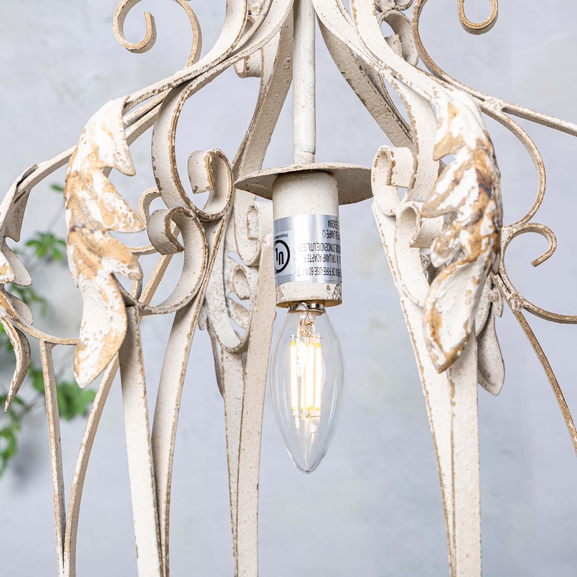 New Shabby Chic Chandelier, French Retro Antique Style Gorgeous Ceiling ...