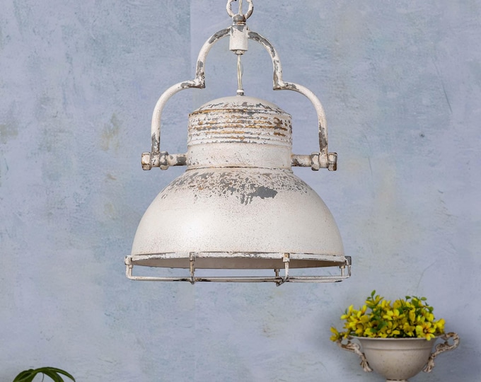 Rustic Metal Pendant Light Retro Industrial Pendant Light – Perfect for ...