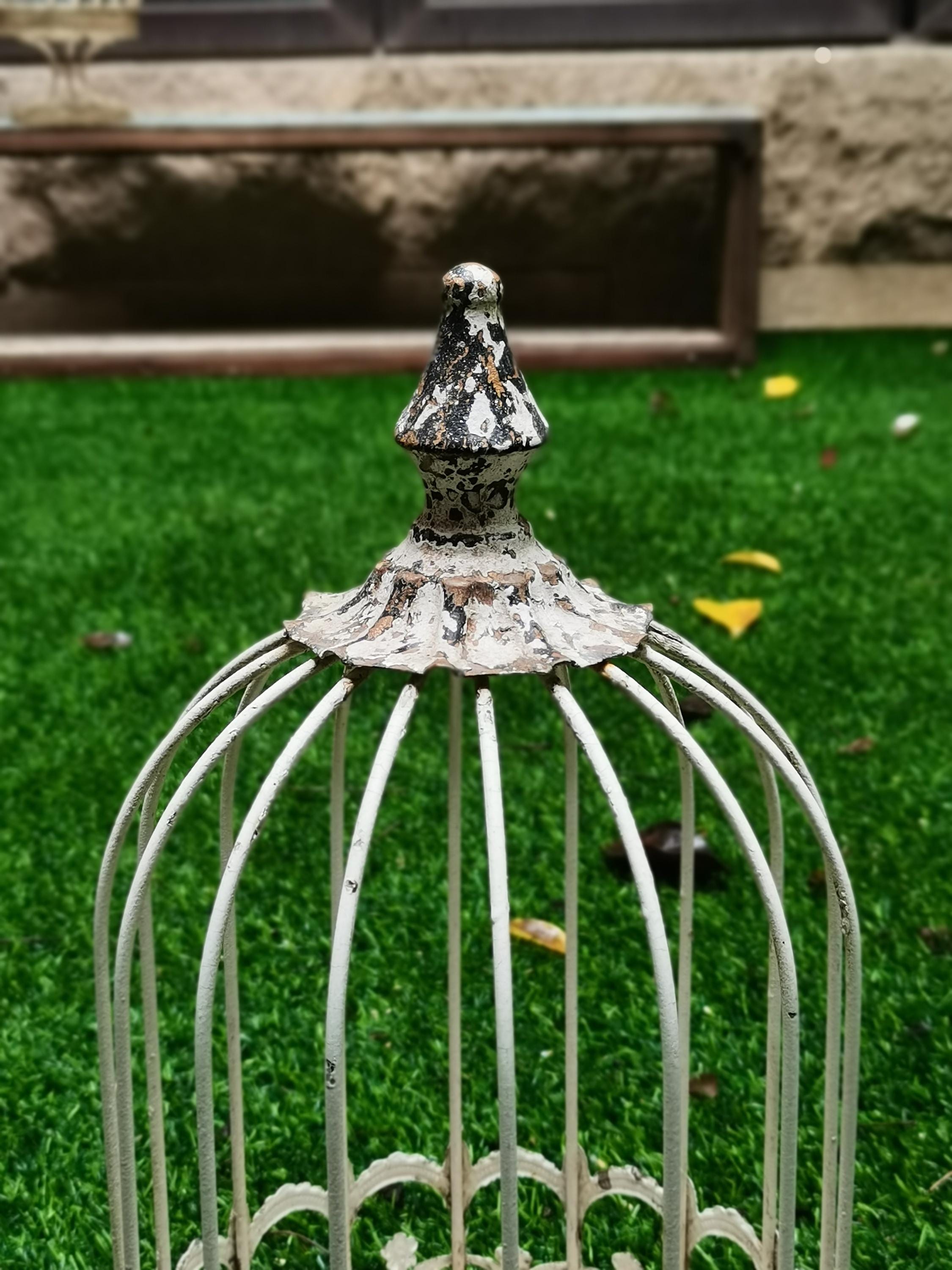 Metal Bird Cages Exquisite Flower Pot Hand Carved Plant Holder Flower ...