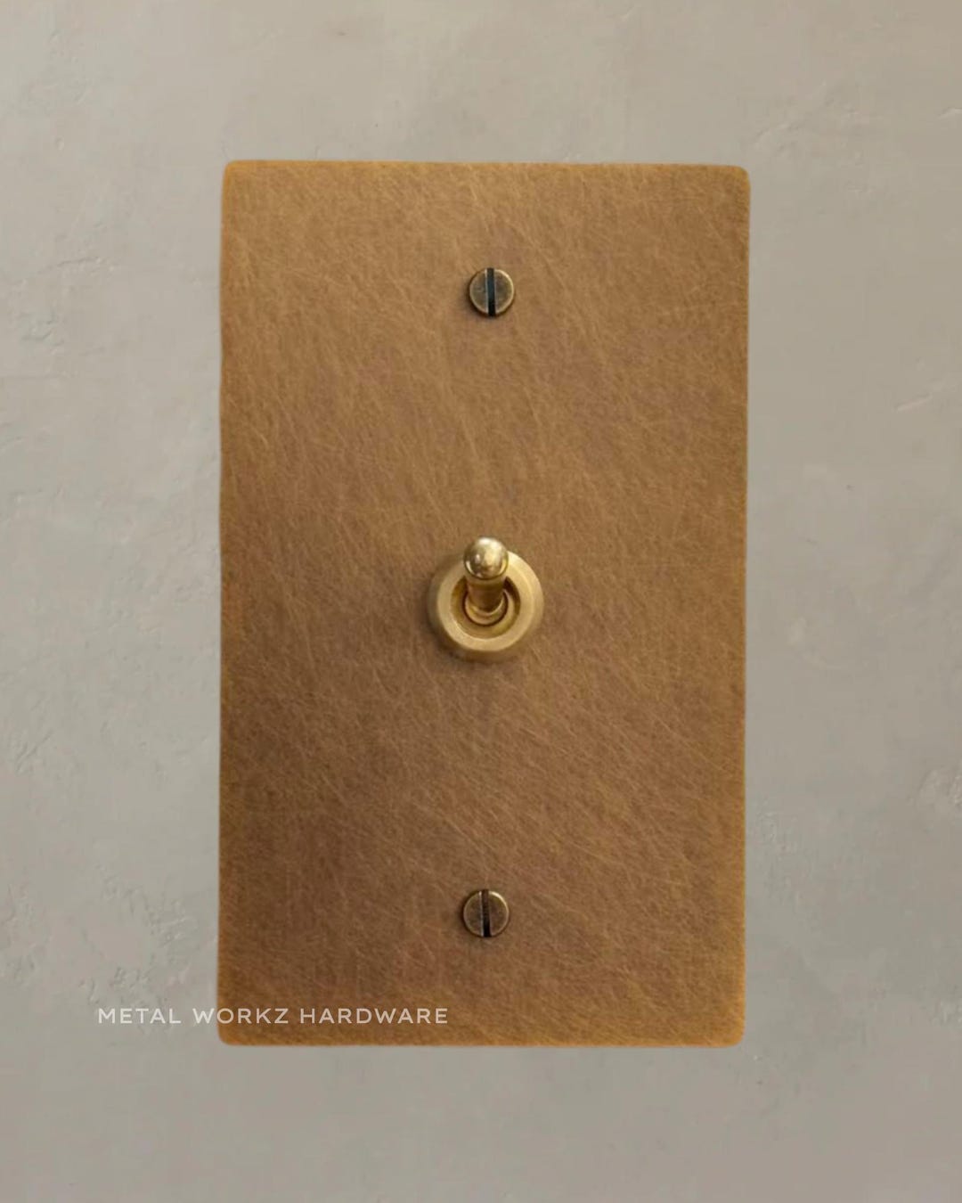 Brass Vintage Toggle Light Switch (1-gang) Aged Patina Brass - Etsy