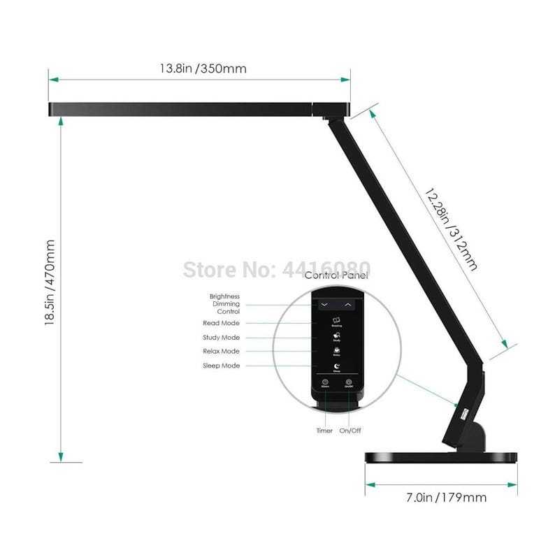 Multi-function Timing Desk Lamp 15w and 4 Kind of Lighting Lamp Table ...