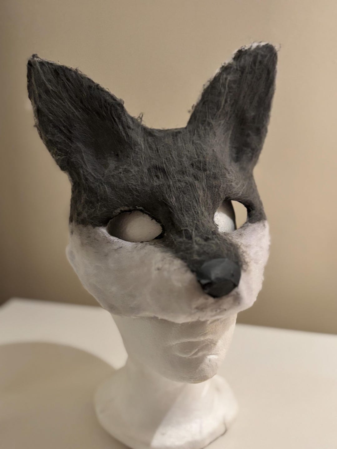 Therian Silver Fox Mask - Etsy