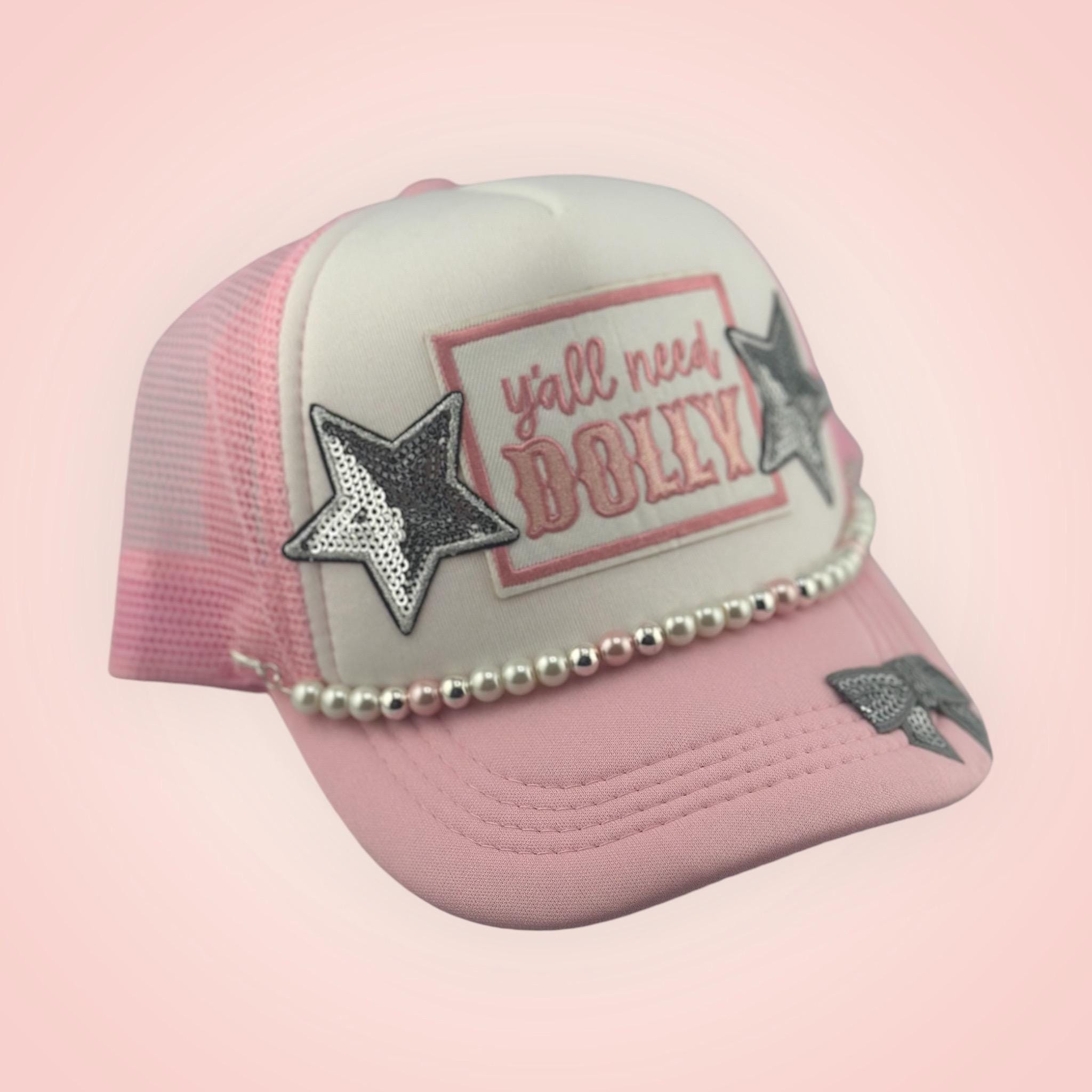 Youth Kids Dolly Parton Yall Need Dolly Trucker Hat W/ Hat Chain Dollywood Gatlinburg Christmas ...