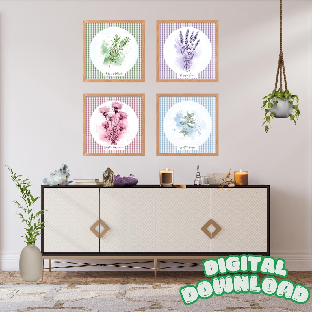 Cottagecore Vintage Aesthetic Wall Art Prints - Kitchen Wall Art ...