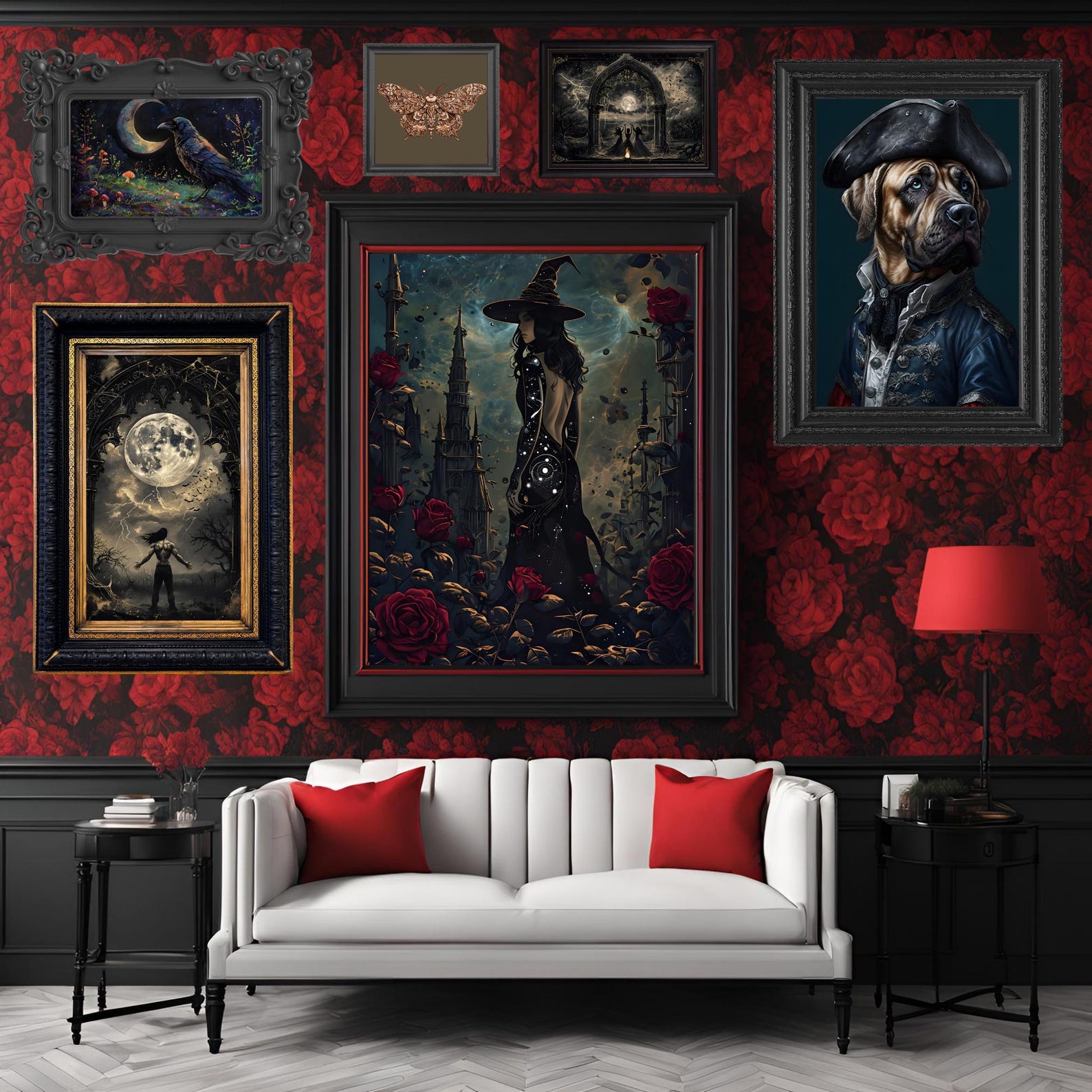 Whimsigoth Gallery Wall Art Prints: Gothic Witchy Decor (digital ...