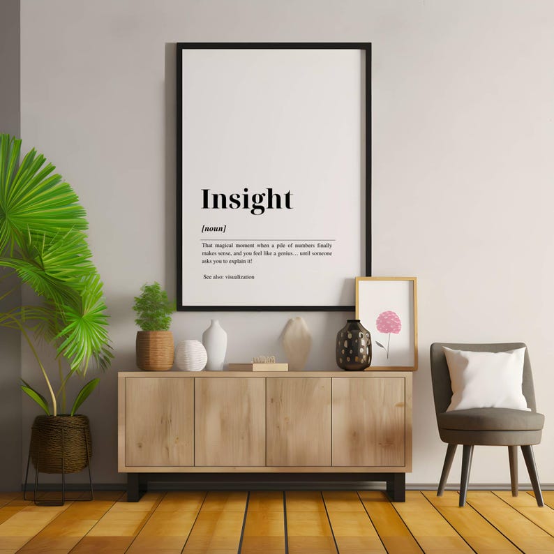 Laughs in the Office - Funny Data Analyst Wall Decor - Unique Gift for ...