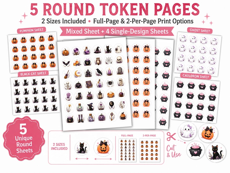 Halloween Bingo Printable, 50 Unique Bingo Cards, Kids & Adults ...