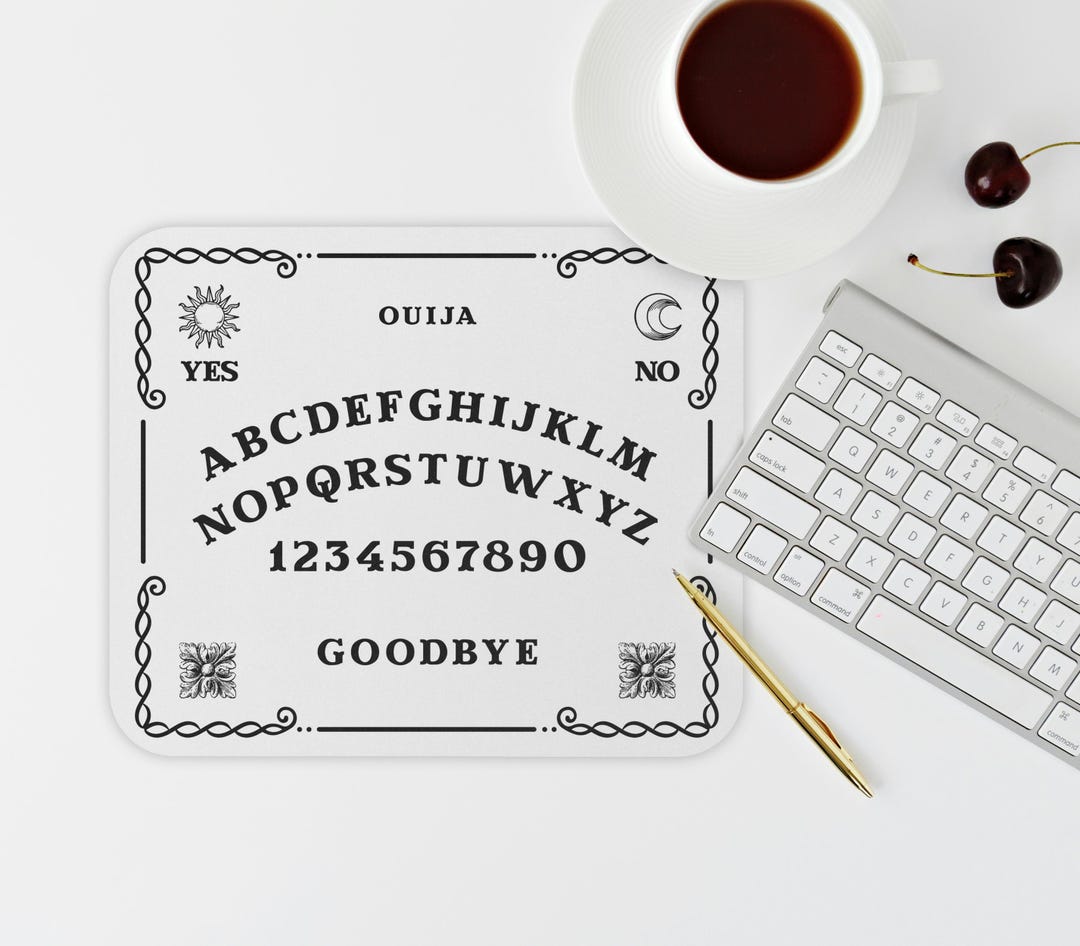 Ouija Board Mouse Pad, Home Office Accessories, Spiritual Desk ...