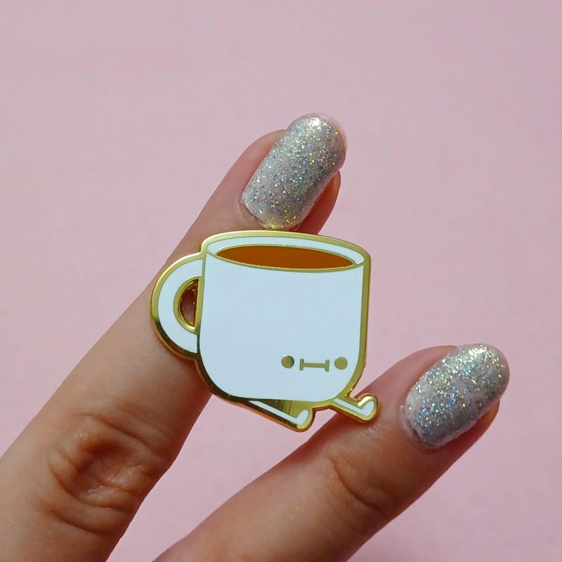 Enamel Pin Coffee - Etsy