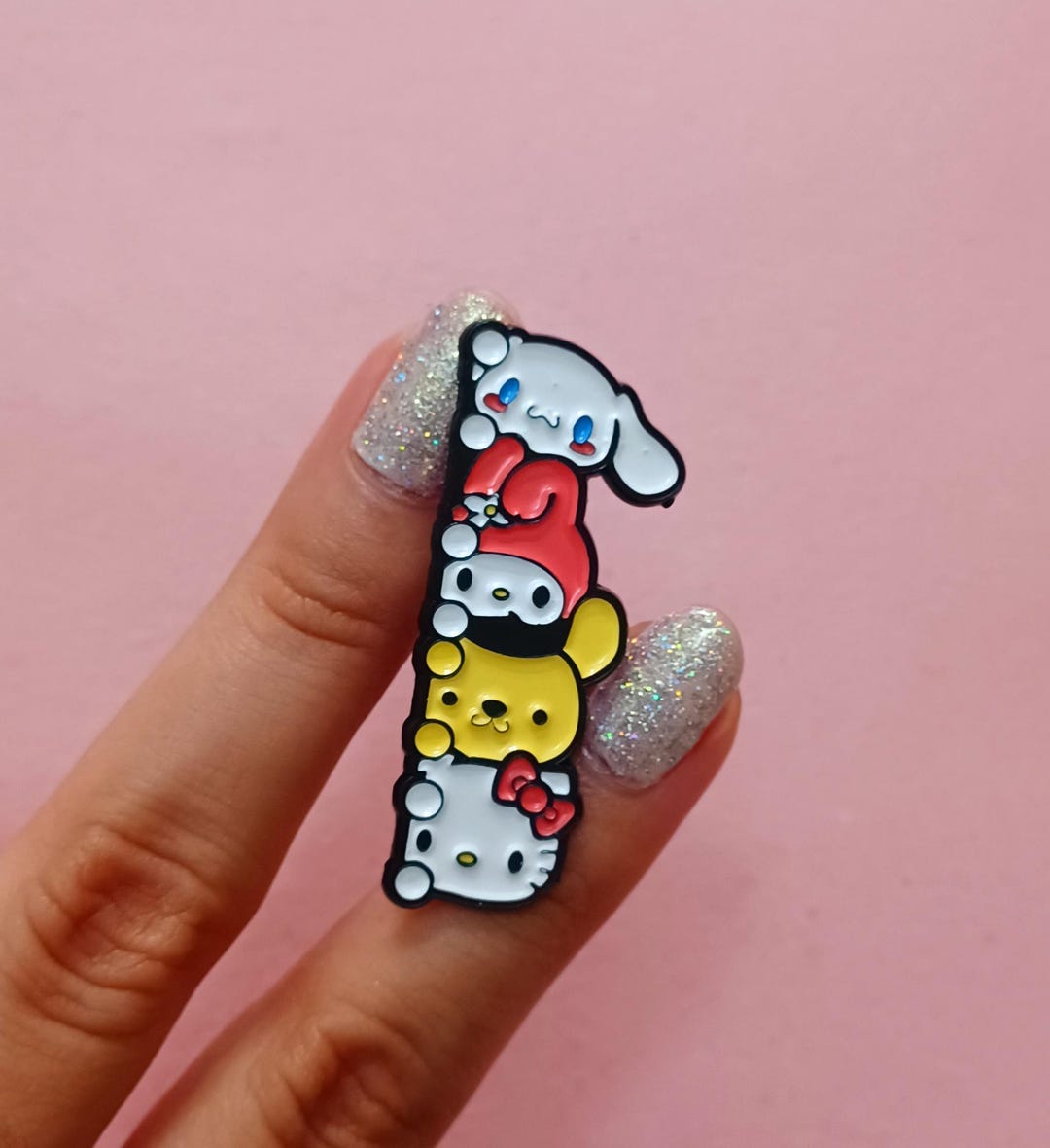 Hello Kitty & Friends Stack Enamel Pin - Etsy