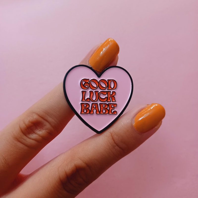 Good Luck Babe Pin - Etsy