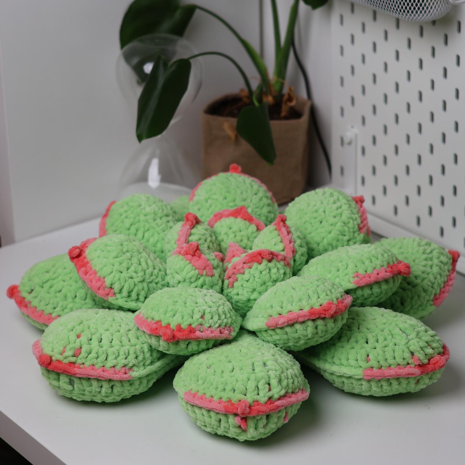 Crochet Succulent Plant Cushion Pillow Pattern - Beginner Friendly ...