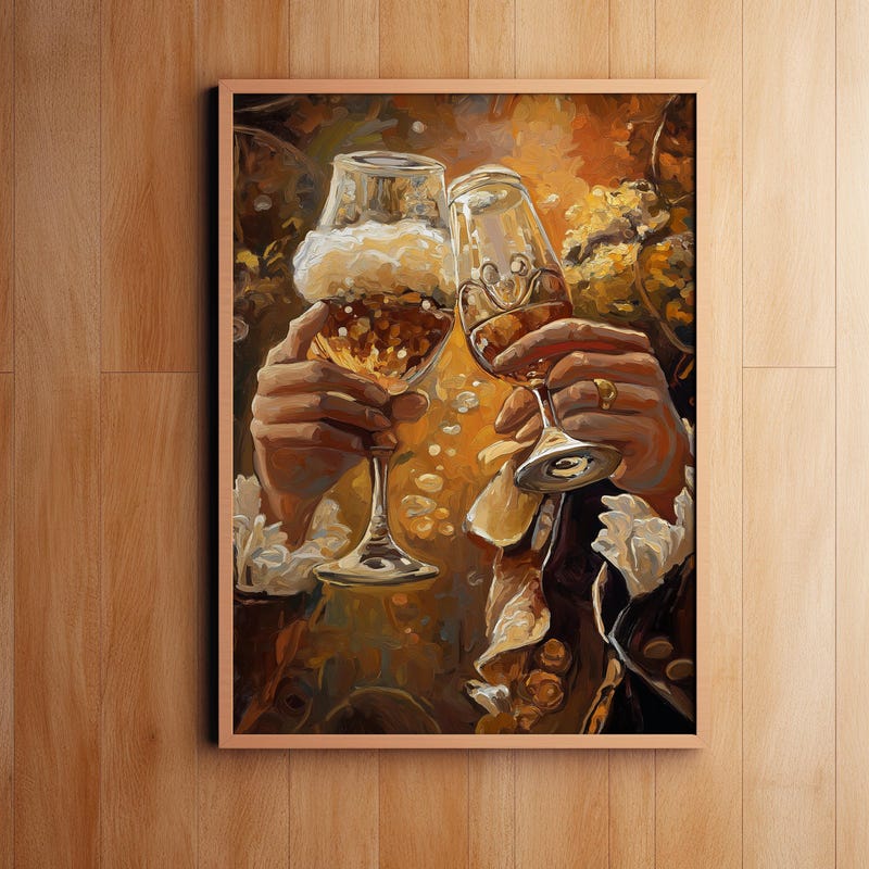 Cheers Painting - Etsy