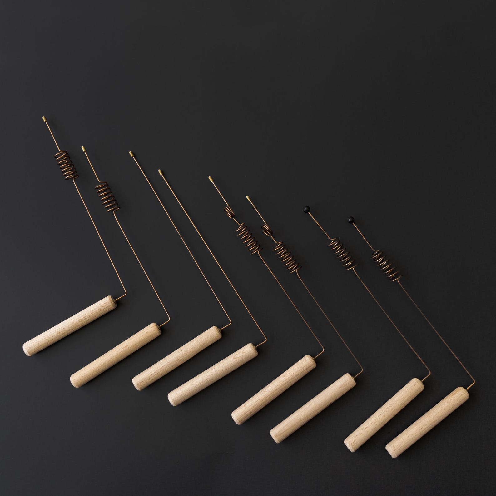 2pc Handmade Copper Dowsing Rods With Shungite Tip | Divination Tools ...