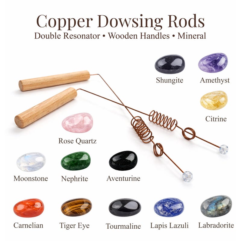 Dowsing Rods and Crystals - Etsy