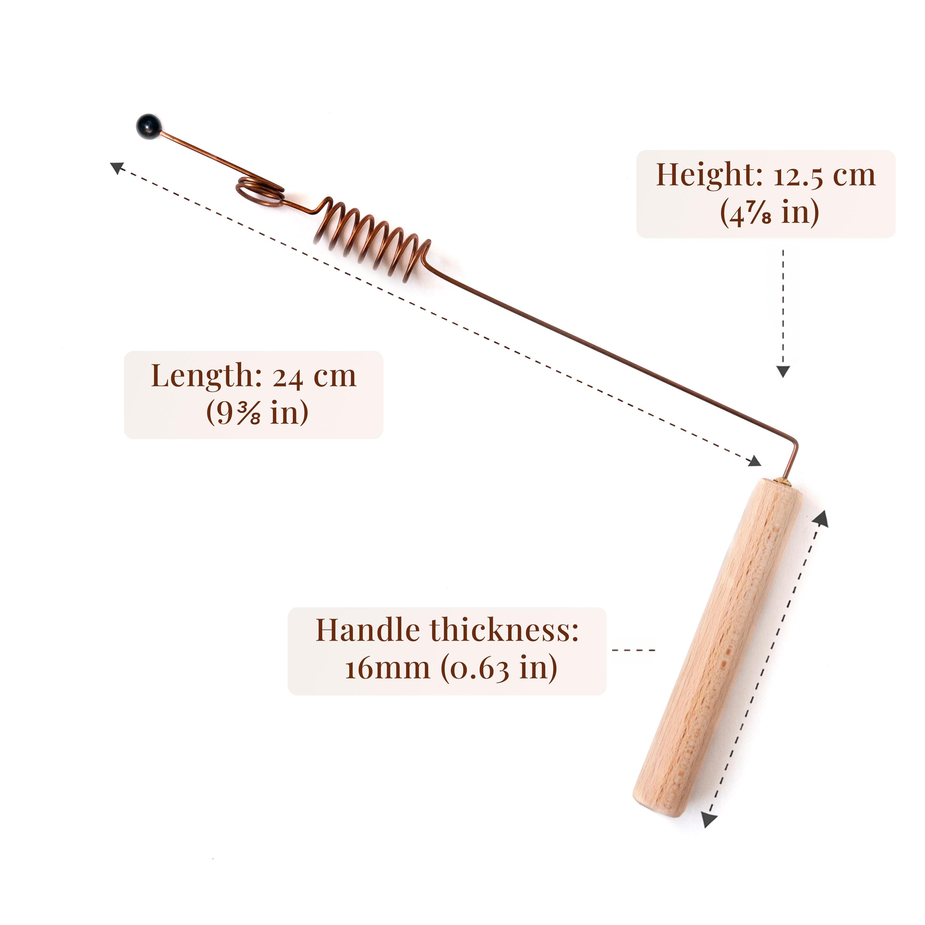 2pc Handmade Copper Dowsing Rods With Mineral Tip | Divination Tools ...