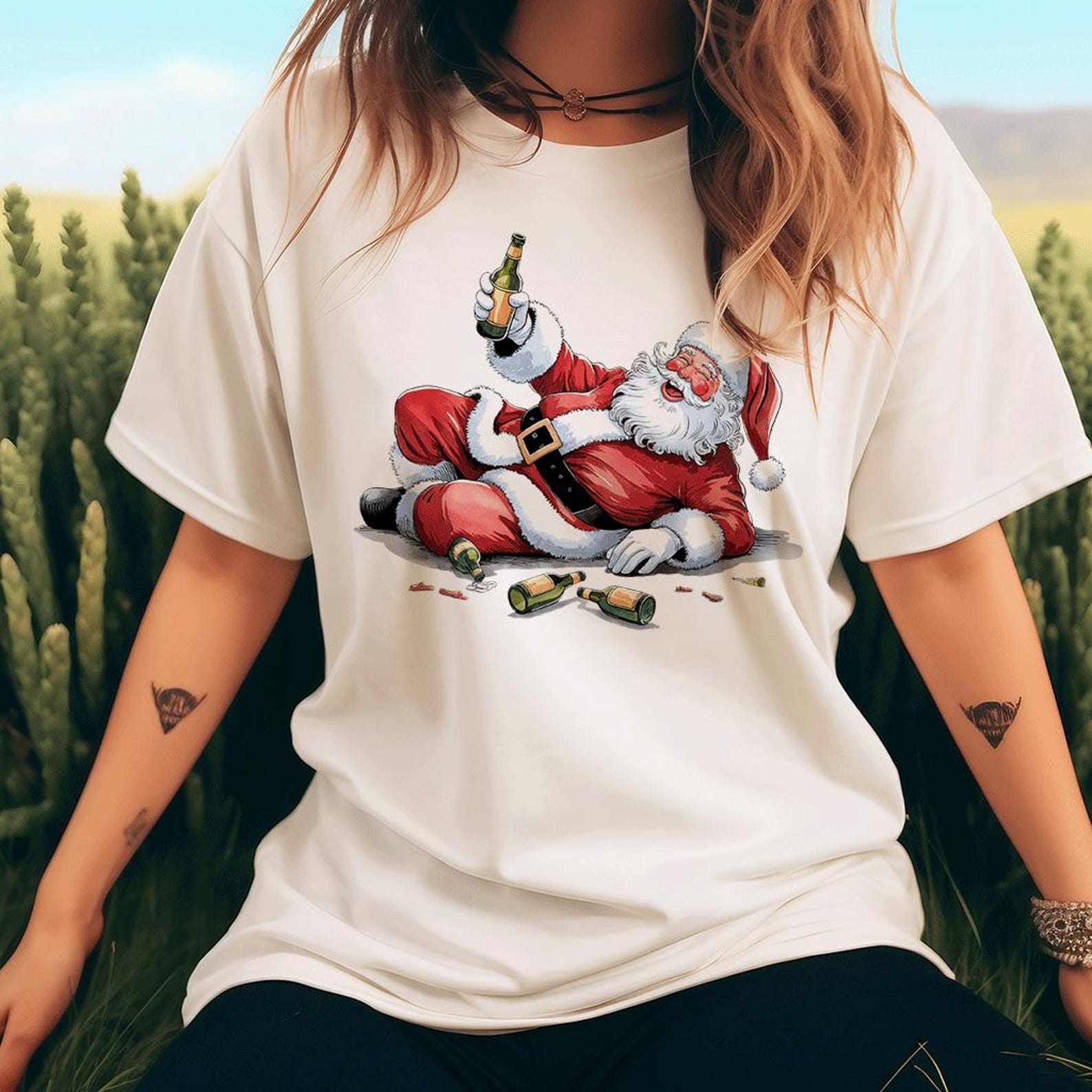 Drunk Santa Claus PNG, Funny Santa Claus Clipart, Christmas Sublimation ...