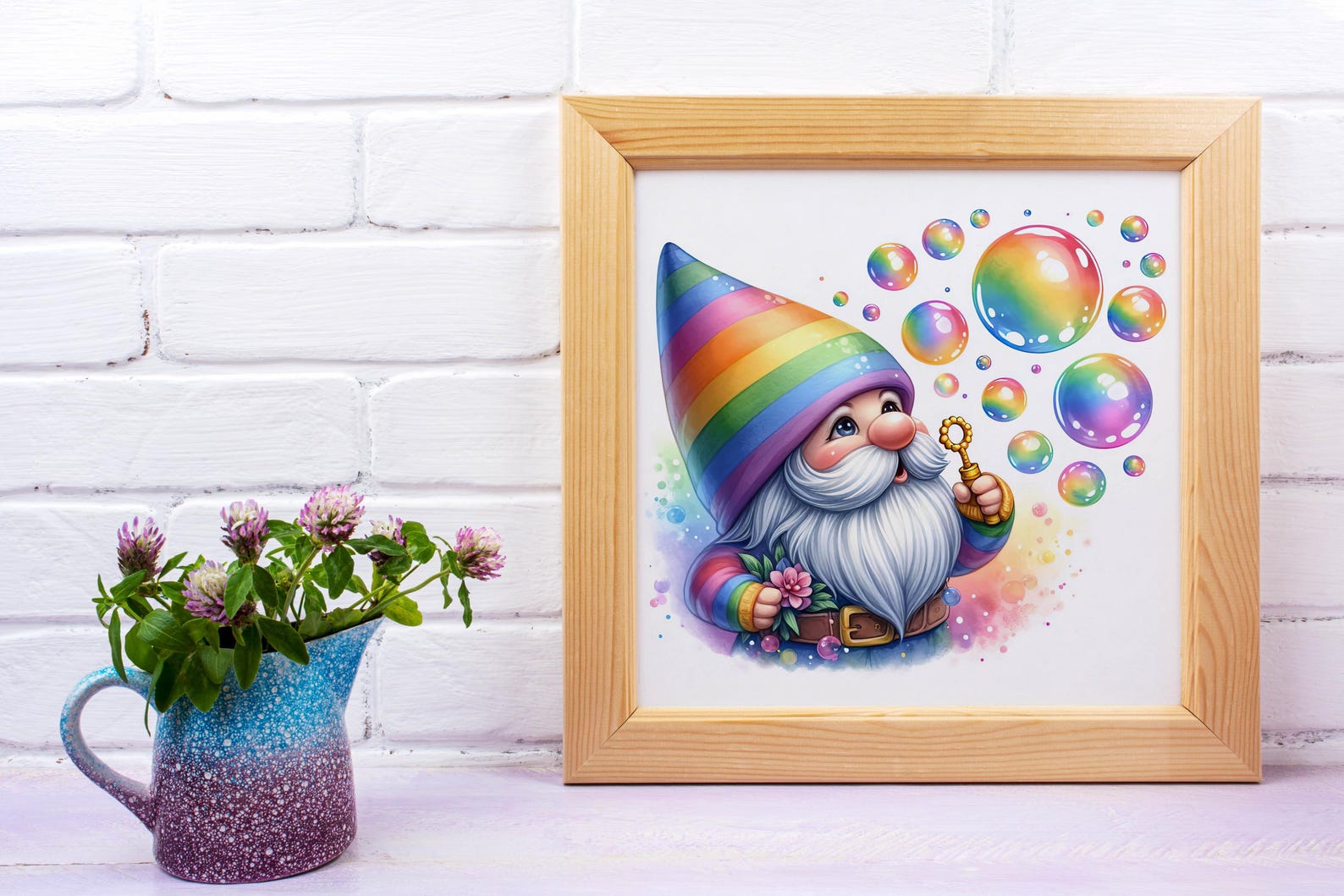 Watercolor Pride Gnome Clipart, LGBTQIA+ Gnome JPG, LGBTQ Flag Clip Art ...