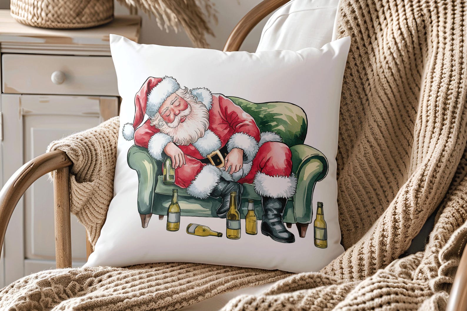 Drunk Santa Claus PNG, Funny Santa Claus Clipart, Christmas Sublimation ...