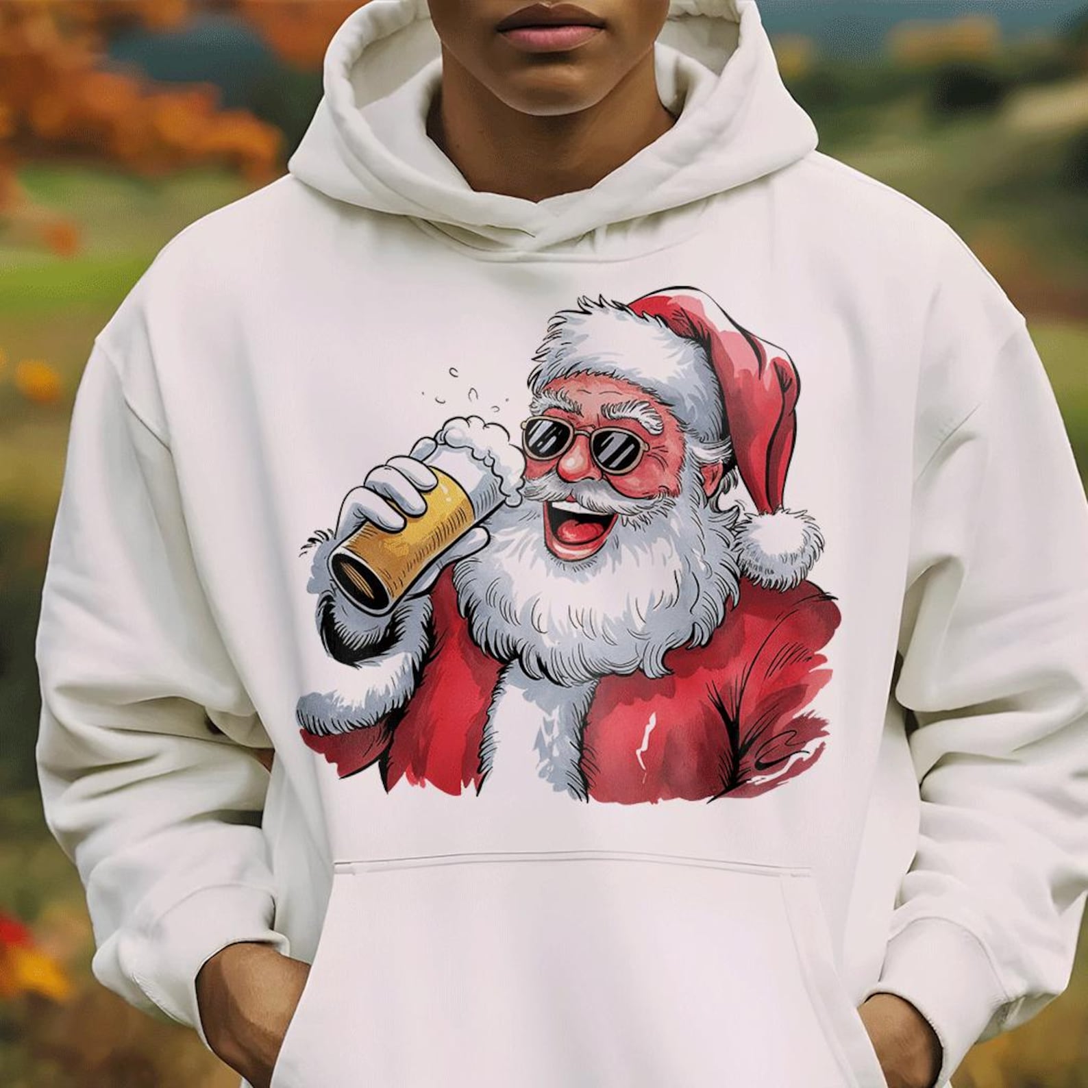 Drunk Santa Claus PNG, Funny Santa Claus Clipart, Christmas Sublimation ...