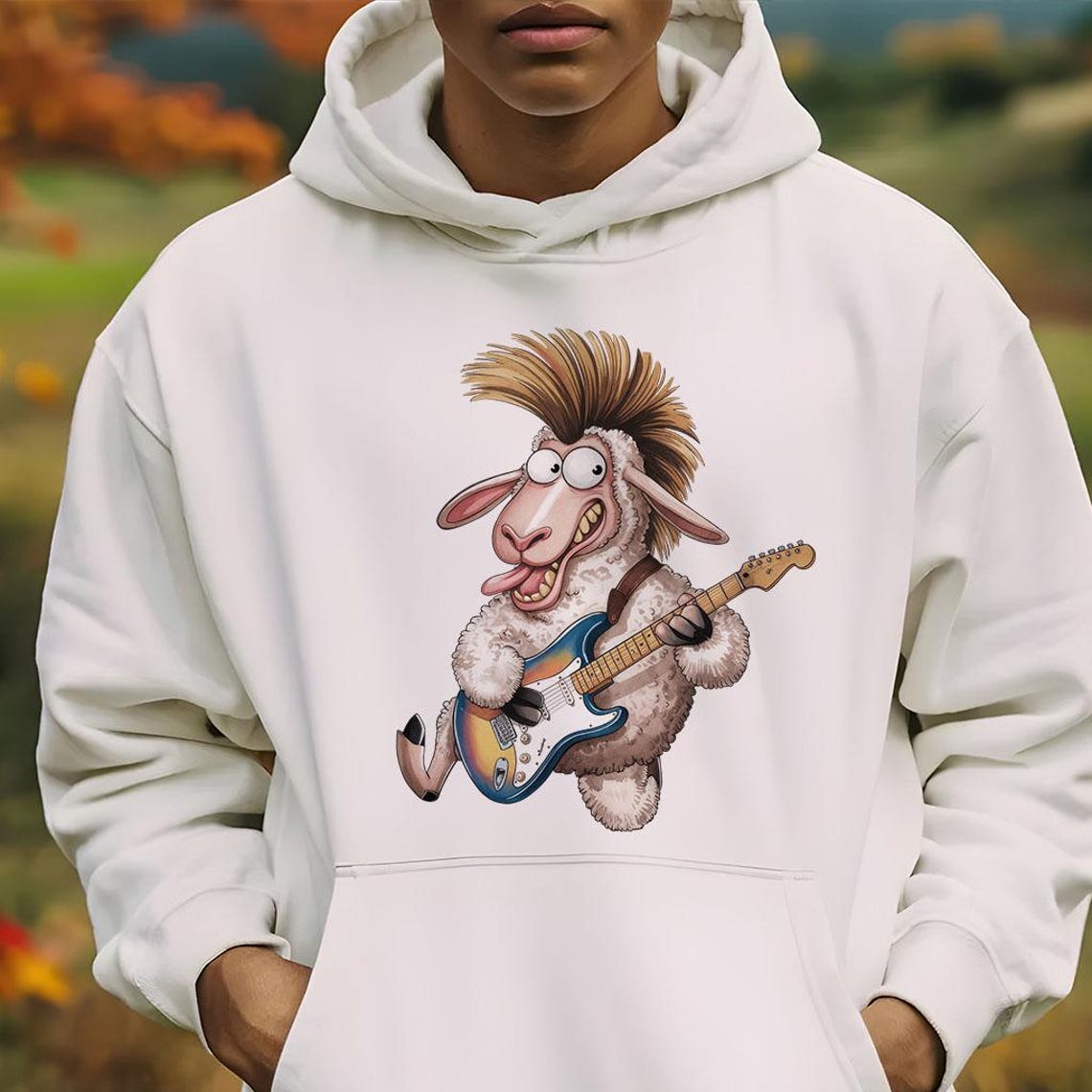 Funny Sheep Clipart Bundle, Quirky Sheep PNG Sublimation, Watercolor ...