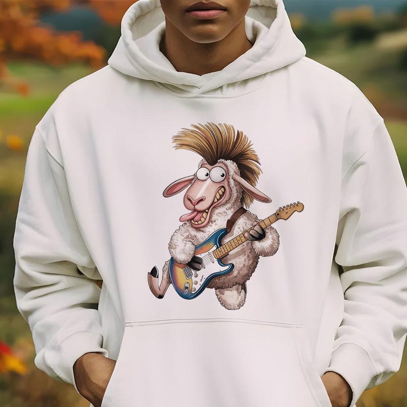 Funny Sheep Clipart Bundle, Quirky Sheep PNG Sublimation, Watercolor ...