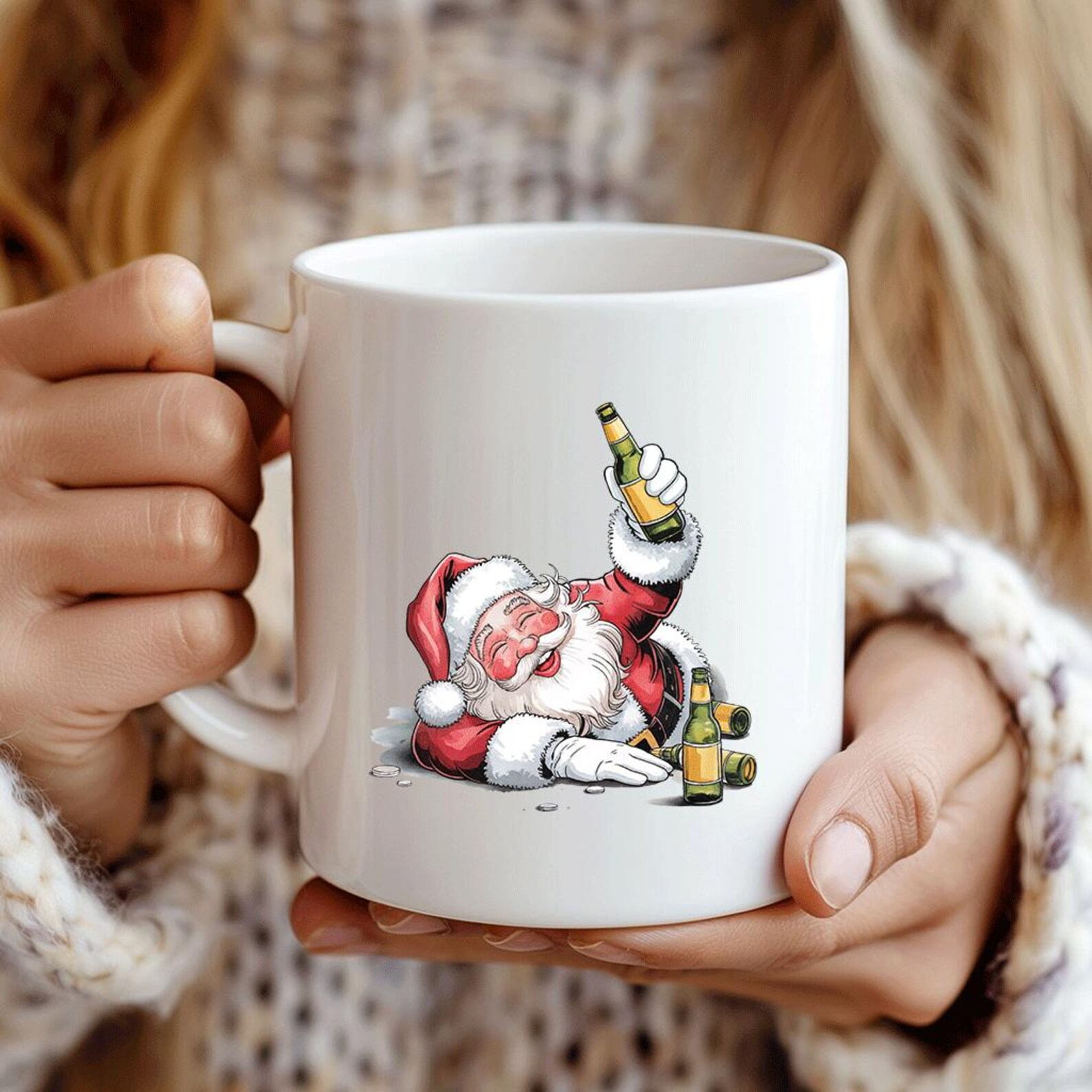 Drunk Santa Claus PNG, Funny Santa Claus Clipart, Christmas Sublimation ...