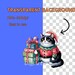 Chonky Cat Clipart, Chubby Santa Cat PNG, Cute Holiday Cat Sublimation ...
