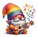Watercolor Pride Gnome Clipart, LGBTQIA+ Gnome JPG, LGBTQ Flag Clip Art ...