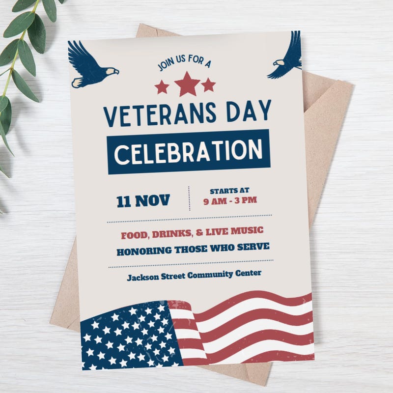 Veterans Day Cards - Etsy