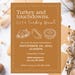 Editable Turkey Bowl Invitation Template - Thanksgiving Day Football ...