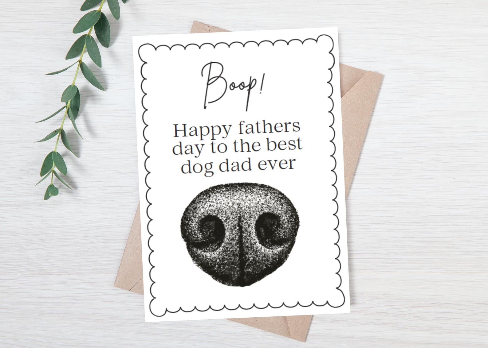 Editable Dog Dad Card - Funny Fathers Day Card - Dog Dad Digital ...