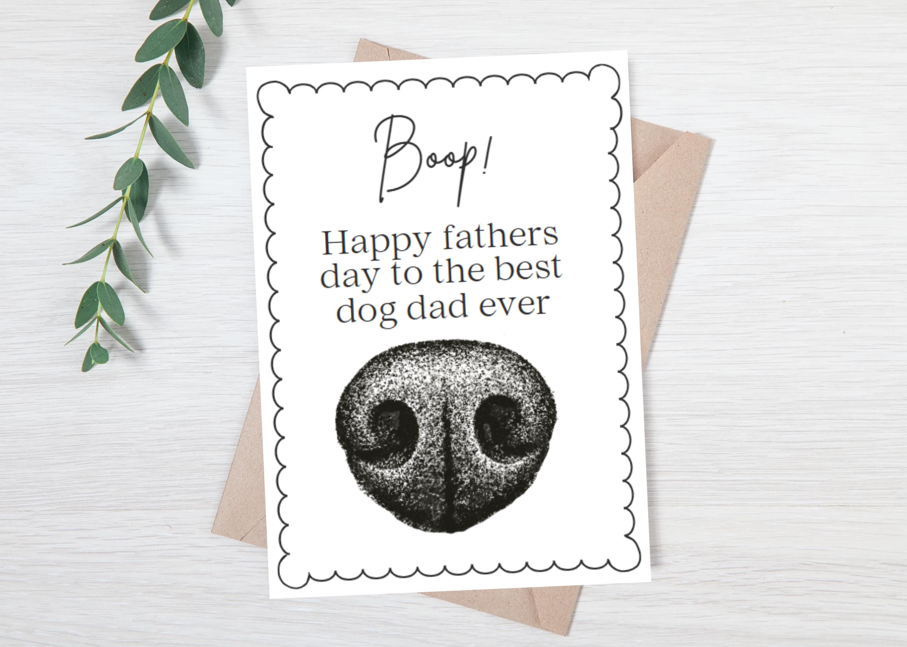 Editable Dog Dad Card - Funny Fathers Day Card - Dog Dad Digital ...