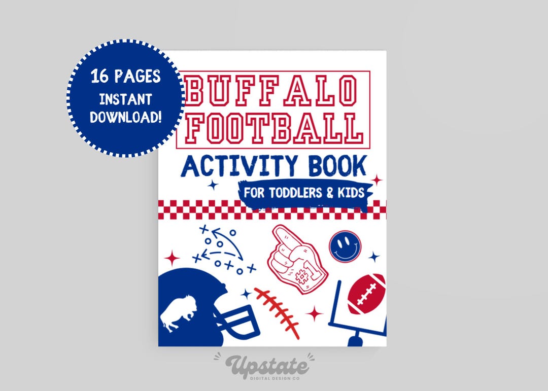 Printable Buffalo Football Activity Pages for Toddlers and Kids ...