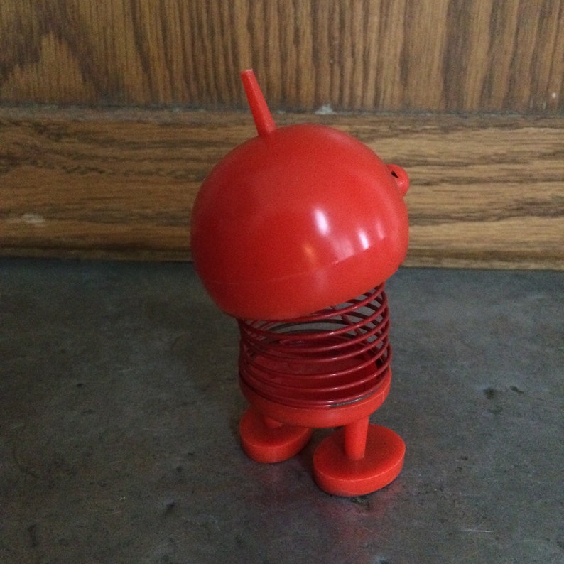 Red Alien Bobble Head Doll Figure - Etsy