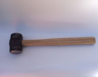 2 Lb Blacksmith's Rounding Hammer Hand Forged Bine Rovtar - Etsy