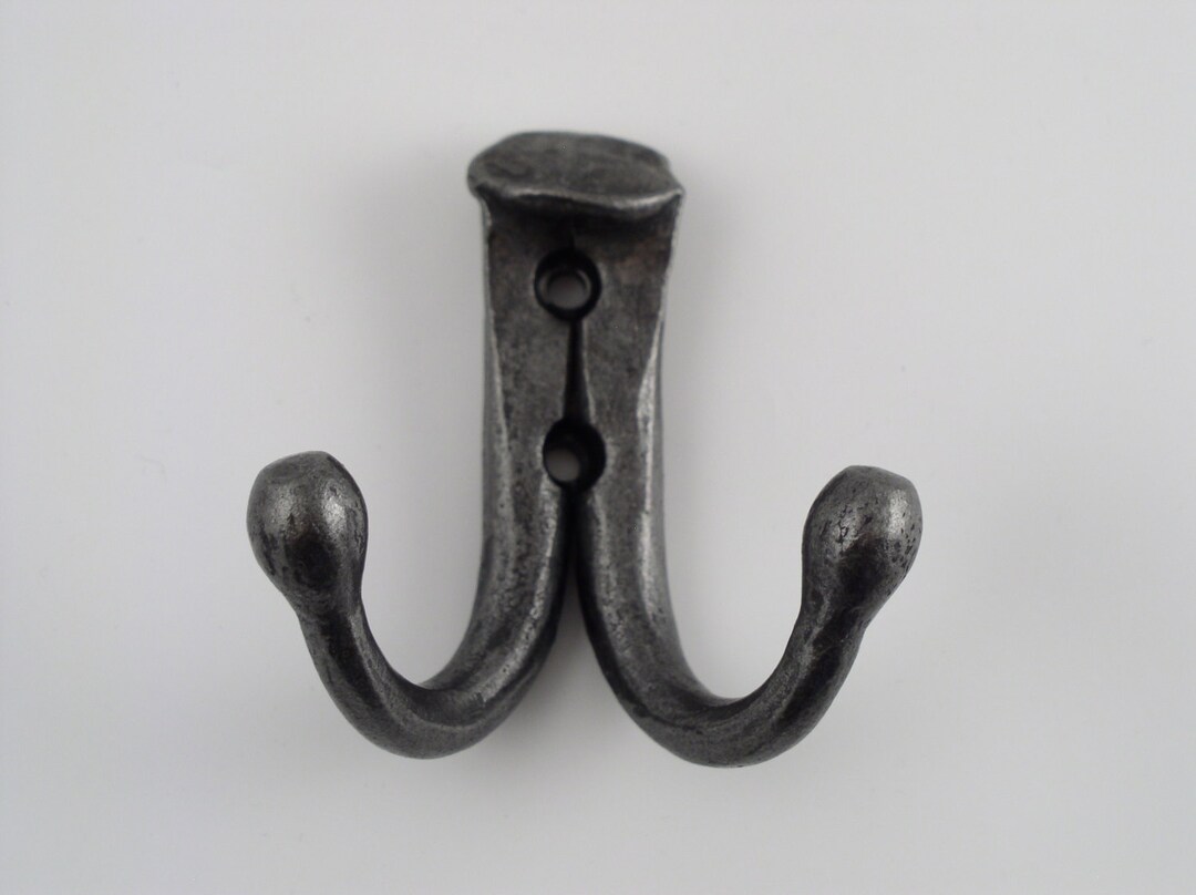 Forged Double Hook - Etsy
