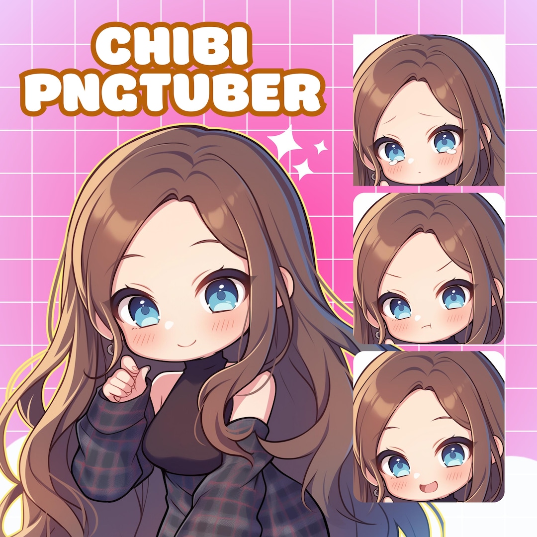 Chibi Pngtuber, Custom Chibi Pngtuber, Pngtuber, Pngtuber Commission ...