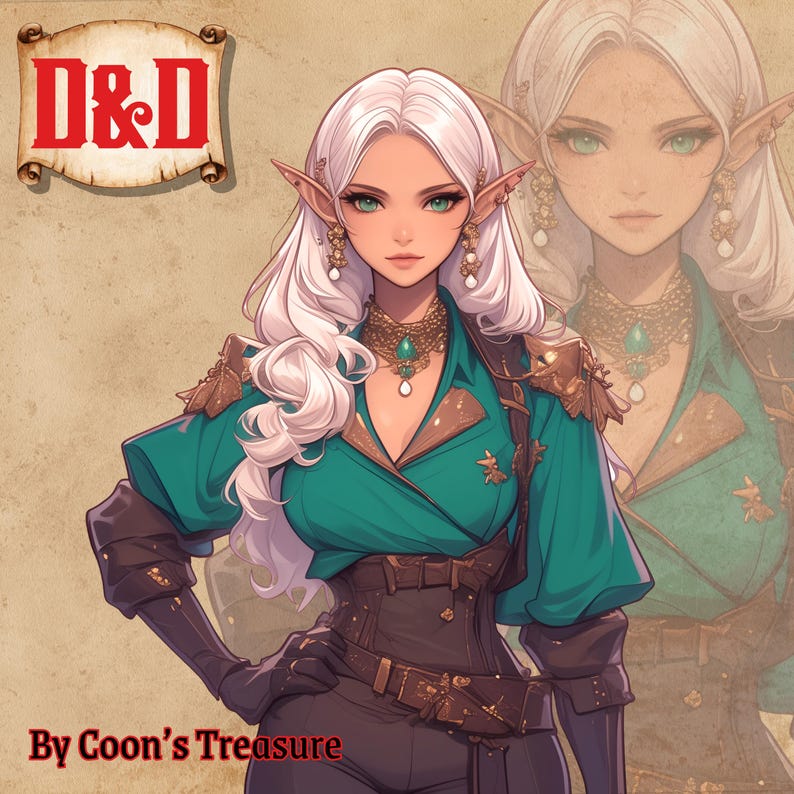 Dnd Character, Custom DND Character, Fantasy Character Commission ...