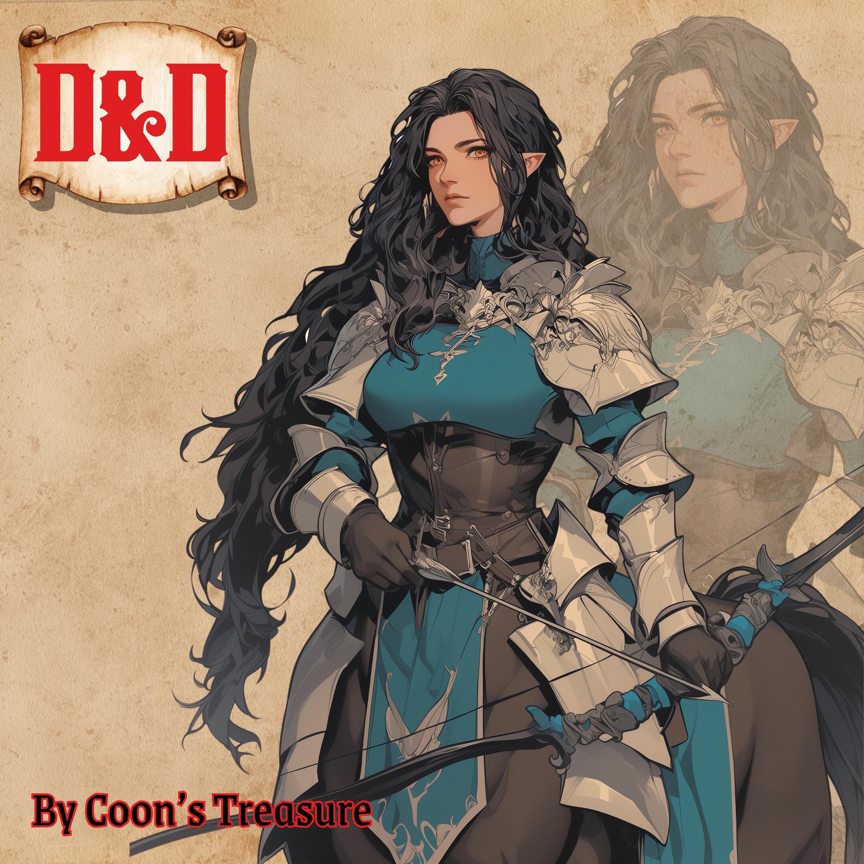 Dnd Character, Custom DND Character, Fantasy Character Commission ...