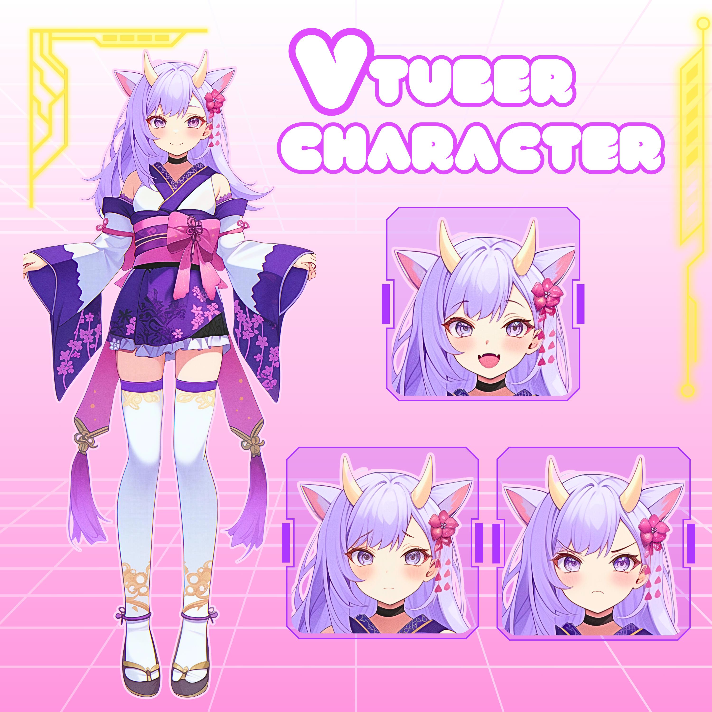 Custom Vtuber, Vtuber Model, Vtuber Commission, Vtuber Design, Vtuber ...