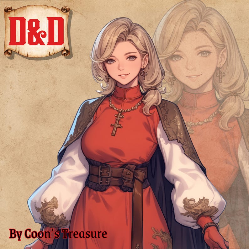 Dnd Character, Custom DND Character, Fantasy Character Commission ...