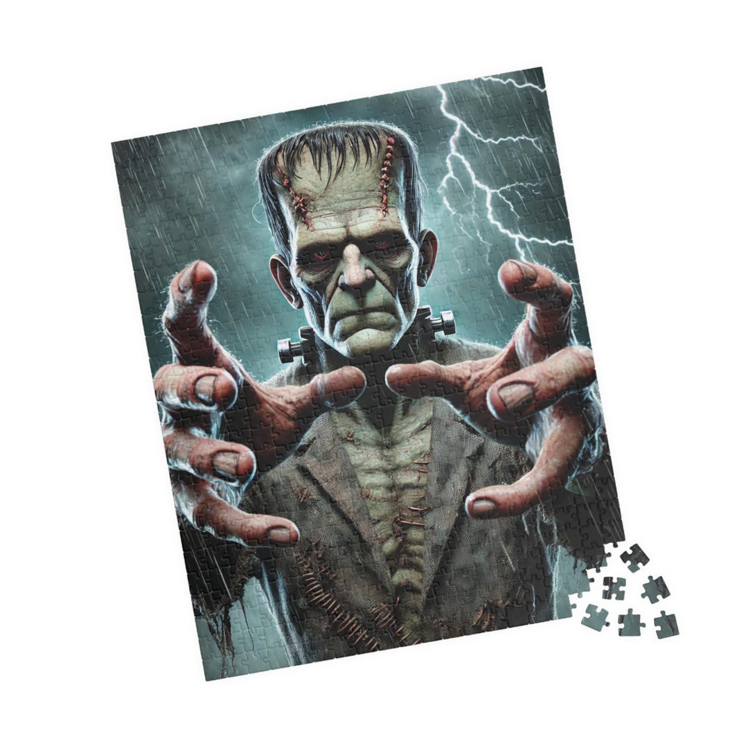 Frankenstein Monster Halloween Jigsaw Puzzle 110, 252, 520, 1014-piece ...