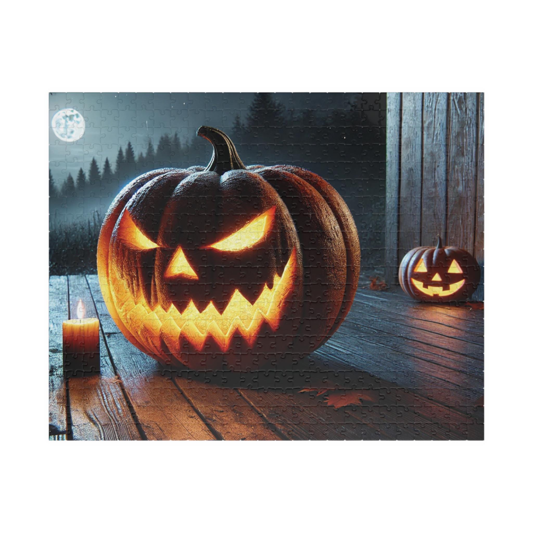 Jack O'lantern Jigsaw Puzzle 110, 252, 520, 1014-piece - Etsy