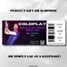 Coldplay Ticket Template, Music of the Spheres World Tour Concert ...