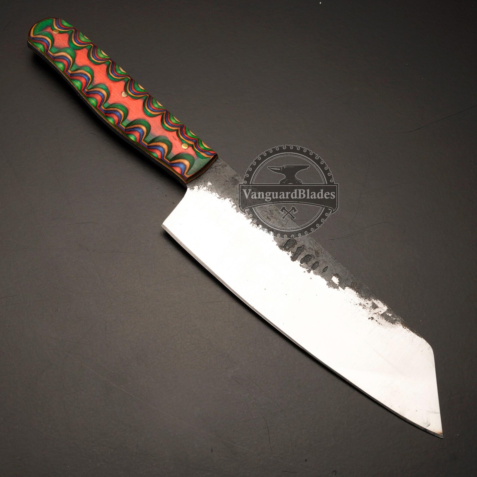 HANDMADE CHEF KNIFE / Kitchen Chef Knife / Hand Forged Full Tang Chef ...