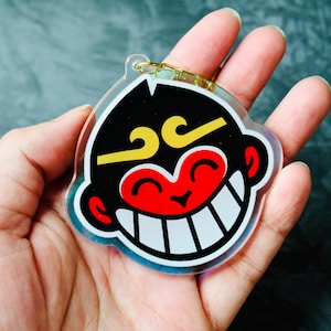 Monkie Kid Holographic Keychain, Macaque Monkey King Holographic ...