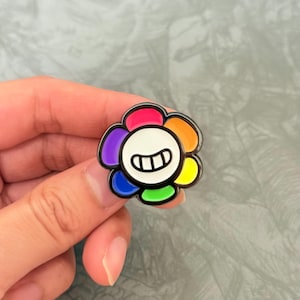 Smile Rainbow Pin, Birthday Party Cosplay Pin, Fandom Pin Badge - Etsy