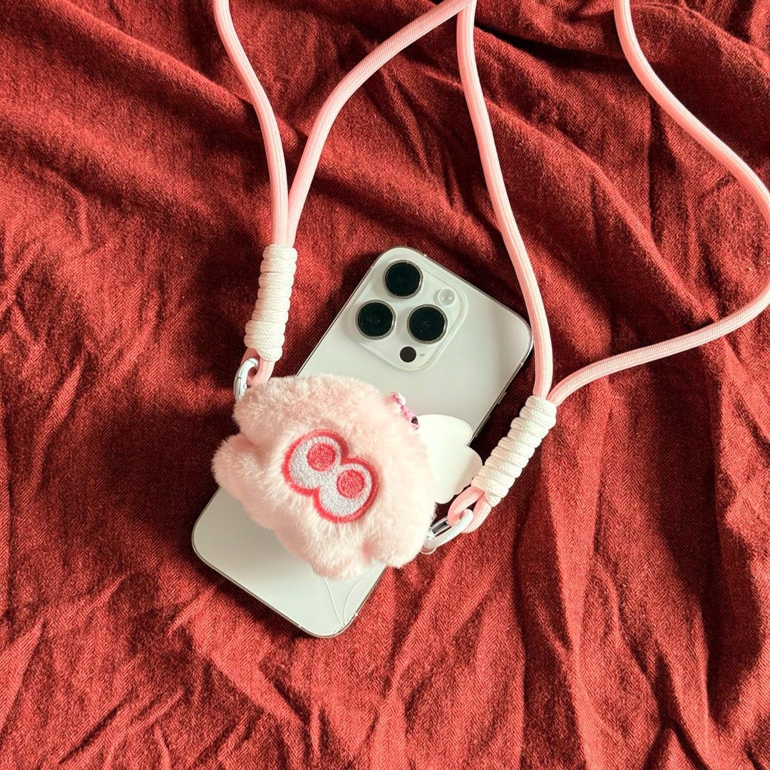 Squid Splatoon Plush Squid Phone Holder Lanyard, Squid Plush Gift for ...